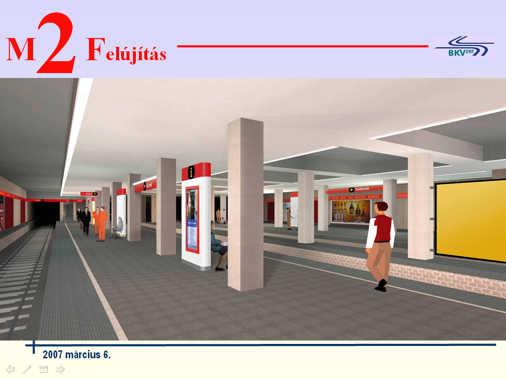 metros.hu - galéria, m2 metróvonal, felújítás, látványtervek